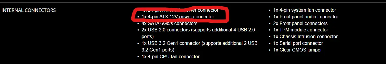Do You Need Both 8 Pin & 4 Pin Cables For CPU? (Explained!) - PCPartsGeek