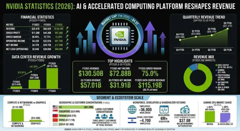 NVIDIA Statistics (2026) - PCPartsGeek